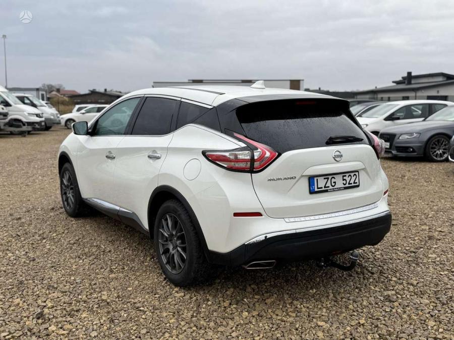 Balts Nissan Murano 2016 Šauļi, ar dzinēja tilpumu 3.50 L un nobraukumu 130 tūkst. km par 11500 €, foto 6 vietnē AUTOMOTO.COM.LV