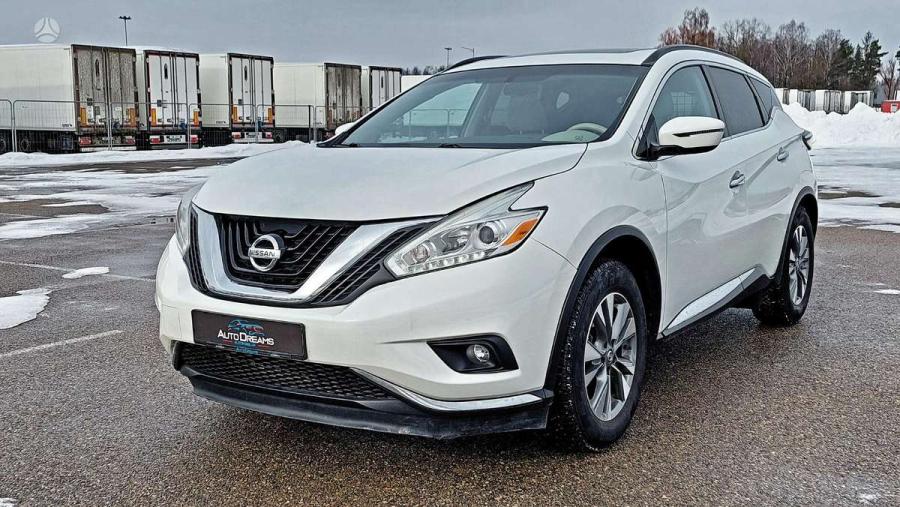 Balts Nissan Murano 2016 Viļņa, ar dzinēja tilpumu 3.50 L un nobraukumu 196 tūkst. km par 11990 €, foto 2 vietnē AUTOMOTO.COM.LV