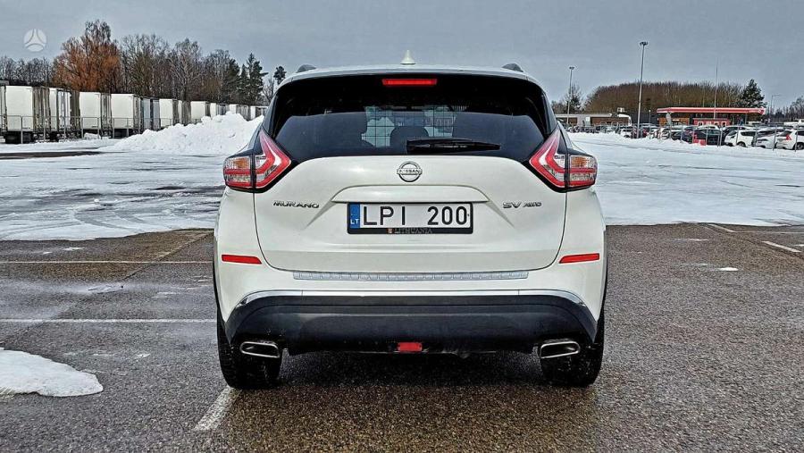 Balts Nissan Murano 2016 Viļņa, ar dzinēja tilpumu 3.50 L un nobraukumu 196 tūkst. km par 11990 €, foto 6 vietnē AUTOMOTO.COM.LV