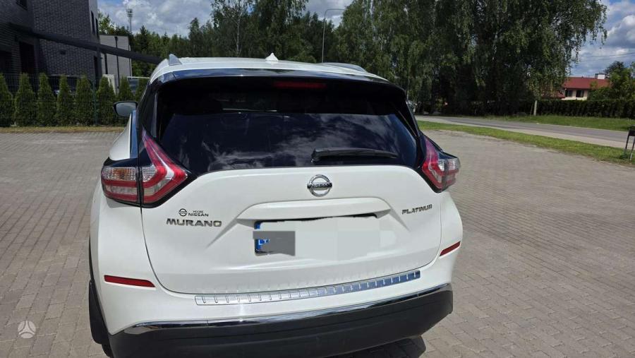 White Nissan Murano 2016 in Vilnius, with an engine capacity of 3.50 L and mileage of 114 thousand km for 10500 €, photo 3 on AUTOMOTO.COM.LV