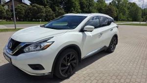 White Nissan Murano 2016 in Vilnius, with an engine capacity of 3.50 L and mileage of 114 thousand km for 10500 €, photo 14 on AUTOMOTO.COM.LV
