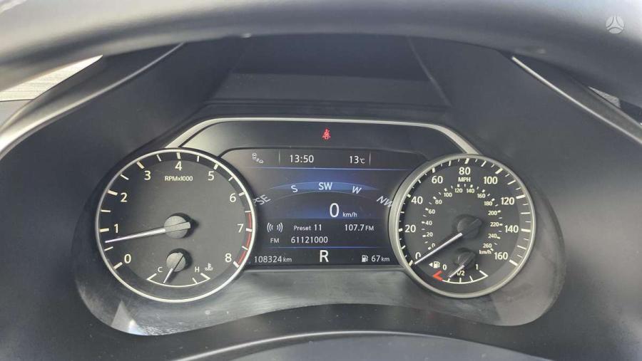 White Nissan Murano 2016 in Vilnius, with an engine capacity of 3.50 L and mileage of 114 thousand km for 10500 €, photo 15 on AUTOMOTO.COM.LV