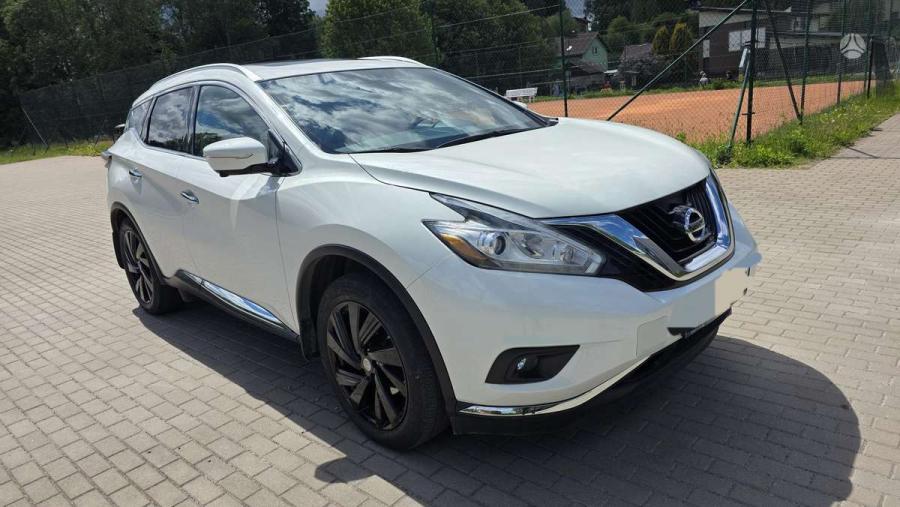 White Nissan Murano 2016 in Vilnius, with an engine capacity of 3.50 L and mileage of 114 thousand km for 10500 €, photo 28 on AUTOMOTO.COM.LV
