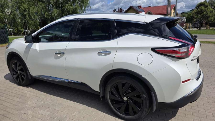 White Nissan Murano 2016 in Vilnius, with an engine capacity of 3.50 L and mileage of 114 thousand km for 10500 €, photo 29 on AUTOMOTO.COM.LV