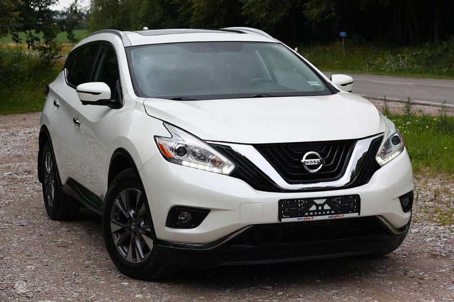 White Nissan Murano 2017 in Kretinga, with an engine capacity of 3.50 L and mileage of 113 thousand km for 13800 €, photo 1 on AUTOMOTO.COM.LV