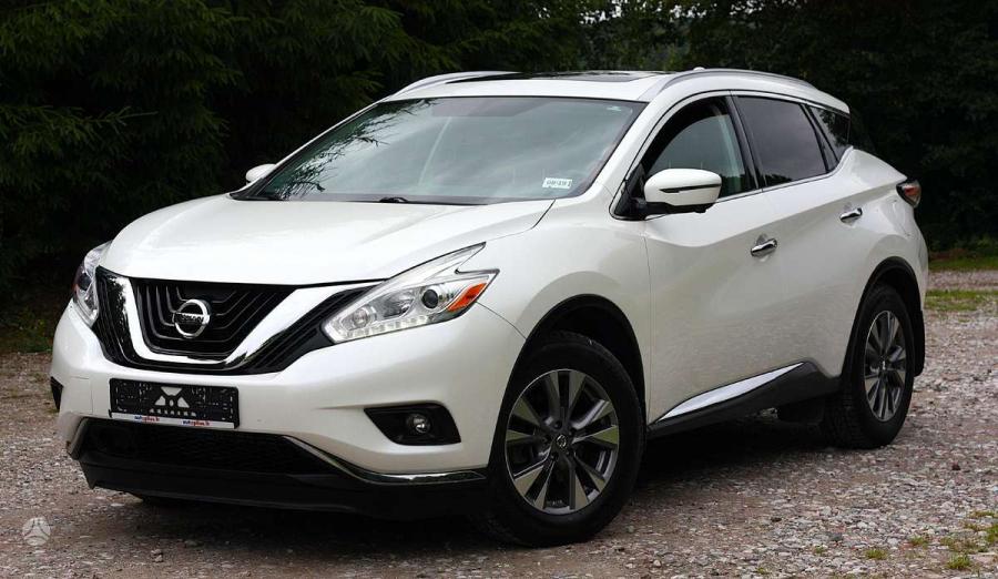 White Nissan Murano 2017 in Kretinga, with an engine capacity of 3.50 L and mileage of 113 thousand km for 13800 €, photo 4 on AUTOMOTO.COM.LV