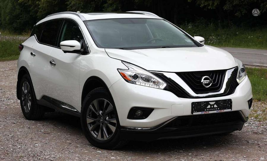 White Nissan Murano 2017 in Kretinga, with an engine capacity of 3.50 L and mileage of 113 thousand km for 13800 €, photo 7 on AUTOMOTO.COM.LV