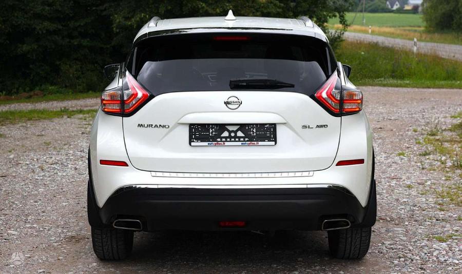White Nissan Murano 2017 in Kretinga, with an engine capacity of 3.50 L and mileage of 113 thousand km for 13800 €, photo 10 on AUTOMOTO.COM.LV