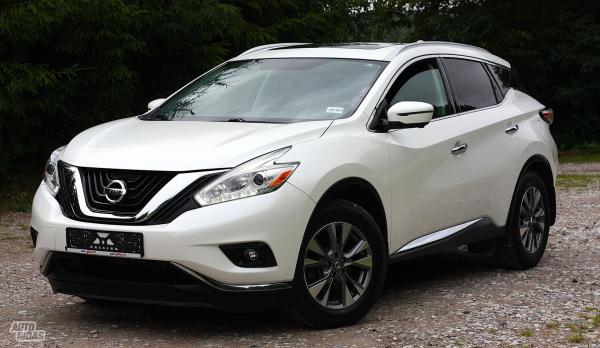 White Nissan Murano 2017 in Petrikaiciai, with an engine capacity of 3.50 L and mileage of 113 thousand km for 13799 €, photo 3 on AUTOMOTO.COM.LV
