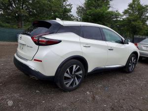 White Nissan Murano 2023 in Klaipeda, with an engine capacity of 3.50 L and mileage of 41 thousand km for 7437 €, photo 3 on AUTOMOTO.COM.LV