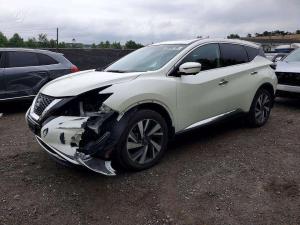 White Nissan Murano 2023 in Klaipeda, with an engine capacity of 3.50 L and mileage of 41 thousand km for 7437 €, photo 4 on AUTOMOTO.COM.LV