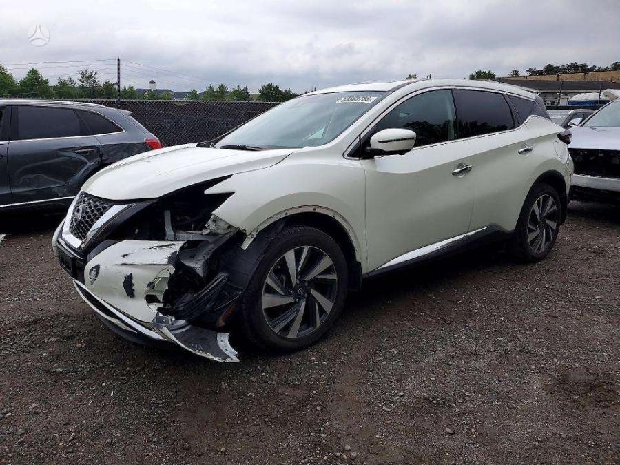 White Nissan Murano 2023 in Klaipeda, with an engine capacity of 3.50 L and mileage of 41 thousand km for 7437 €, photo 4 on AUTOMOTO.COM.LV