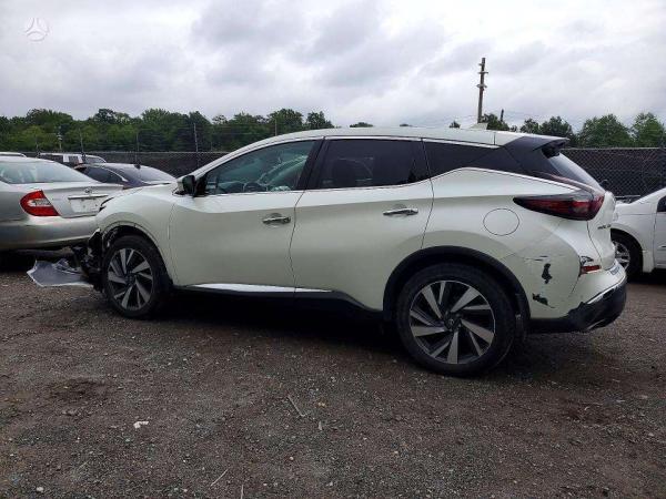 White Nissan Murano 2023 in Klaipeda, with an engine capacity of 3.50 L and mileage of 41 thousand km for 7437 €, photo 4 on AUTOMOTO.COM.LV
