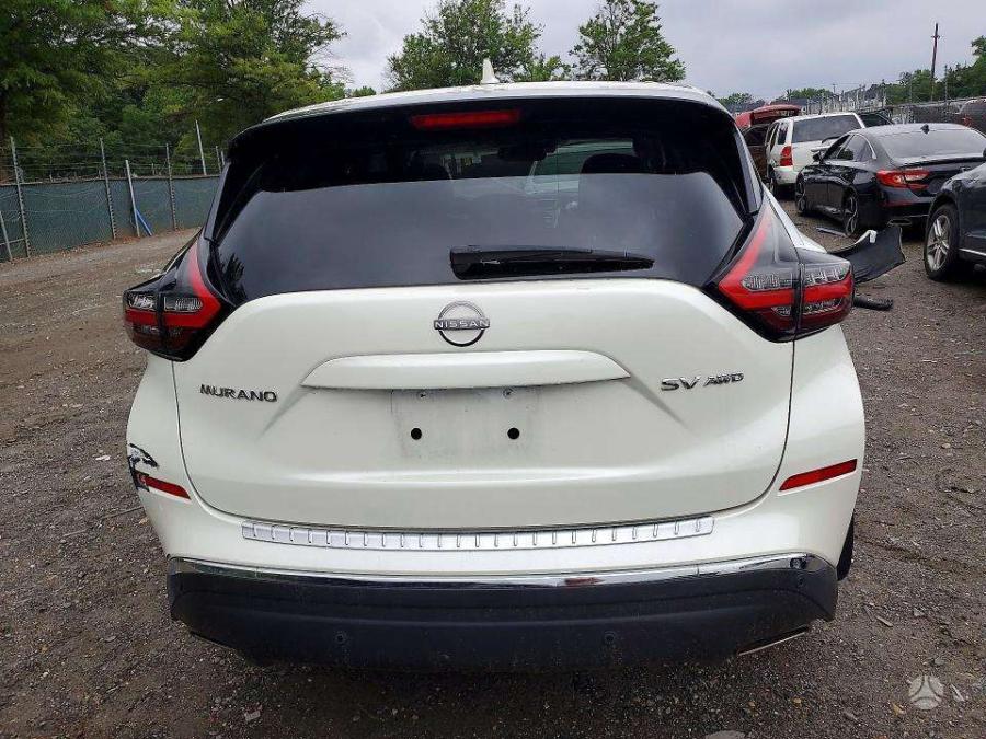 White Nissan Murano 2023 in Klaipeda, with an engine capacity of 3.50 L and mileage of 41 thousand km for 7437 €, photo 7 on AUTOMOTO.COM.LV