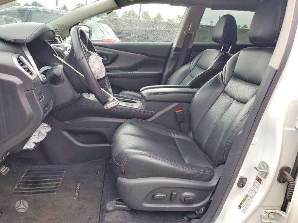 White Nissan Murano 2023 in Klaipeda, with an engine capacity of 3.50 L and mileage of 41 thousand km for 7437 €, photo 7 on AUTOMOTO.COM.LV