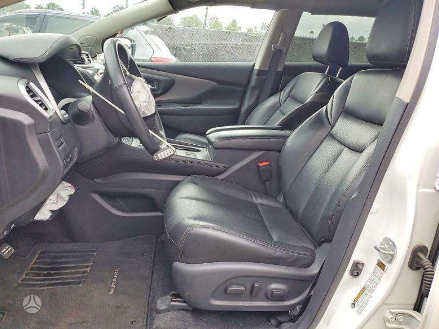 White Nissan Murano 2023 in Klaipeda, with an engine capacity of 3.50 L and mileage of 41 thousand km for 7437 €, photo 8 on AUTOMOTO.COM.LV