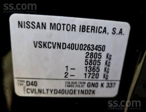 Черный Ниссан Навара 2008 в Цесис, объемом двигателя 2.50 л и пробегом 285 тыс. км за 6897 €, фото 12 на AUTOMOTO.COM.LV