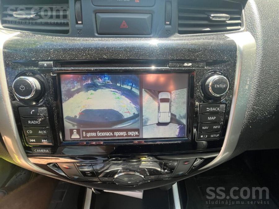 Black Nissan Navara 2016 in Talsi, with an engine capacity of 2.30 L and mileage of 192 thousand km for 16000 €, photo 16 on AUTOMOTO.COM.LV