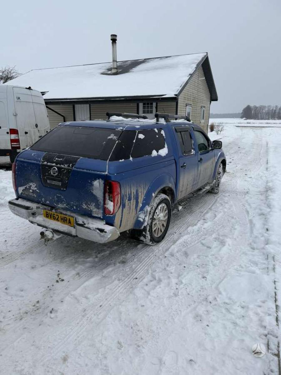 Blue Nissan Navara 2012 in Jonava, with an engine capacity of 3.00 L and mileage of 160 thousand km for 5999 €, photo 3 on AUTOMOTO.COM.LV