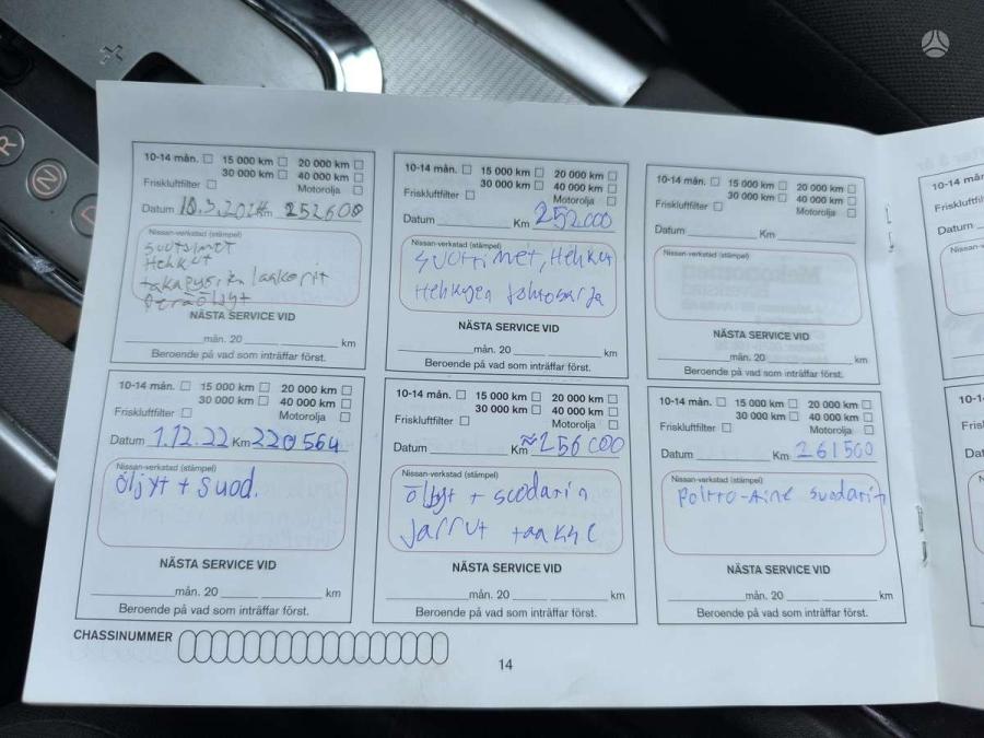 Grey Nissan Navara 2011 in Marijampole, with an engine capacity of 2.49 L and mileage of 274 thousand km for 4950 €, photo 22 on AUTOMOTO.COM.LV