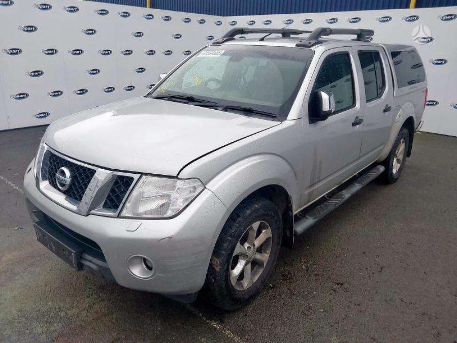 Grey Nissan Navara 2012 in Plunge, with an engine capacity of 2.49 L and mileage of 185 thousand km for 4600 €, photo 1 on AUTOMOTO.COM.LV