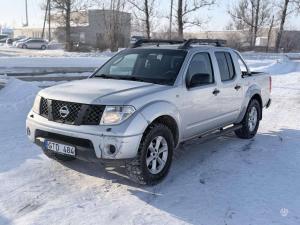 Grey Nissan Navara 2007 in Vilnius, with an engine capacity of 2.49 L and mileage of 350 thousand km for 4350 €, photo  on AUTOMOTO.COM.LV