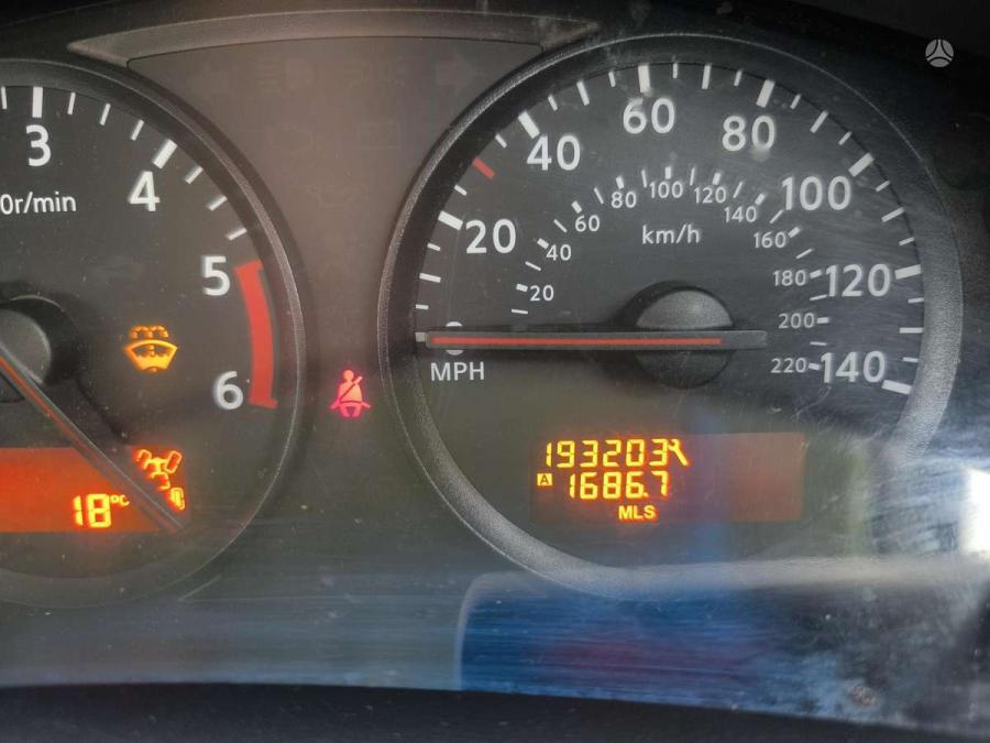 Pelēks Nissan Navara 2012 Kauņa, ar dzinēja tilpumu 2.50 L un nobraukumu 193 tūkst. km par 4500 €, foto 15 vietnē AUTOMOTO.COM.LV