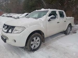Balts Nissan Navara 2012 Utena, ar dzinēja tilpumu 2.49 L un nobraukumu 147 tūkst. km par 8650 €, foto 2 vietnē AUTOMOTO.COM.LV
