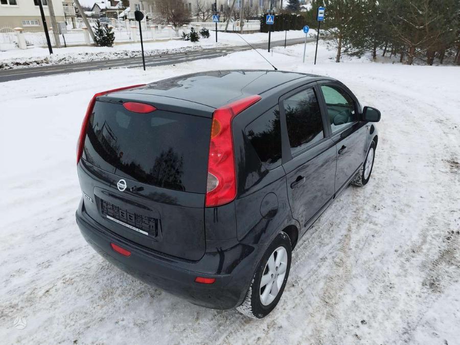 Black Nissan Note 2006 in Alytus, with an engine capacity of 1.60 L and mileage of 260 thousand km for 1950 €, photo 12 on AUTOMOTO.COM.LV