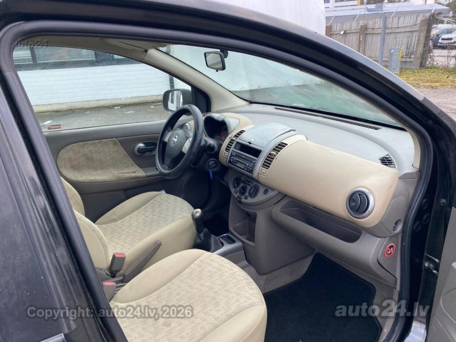 Melns Nissan Note 2006 Tallina, ar dzinēja tilpumu 1.40 L un nobraukumu 288 tūkst. km par 650 €, foto 15 vietnē AUTOMOTO.COM.LV