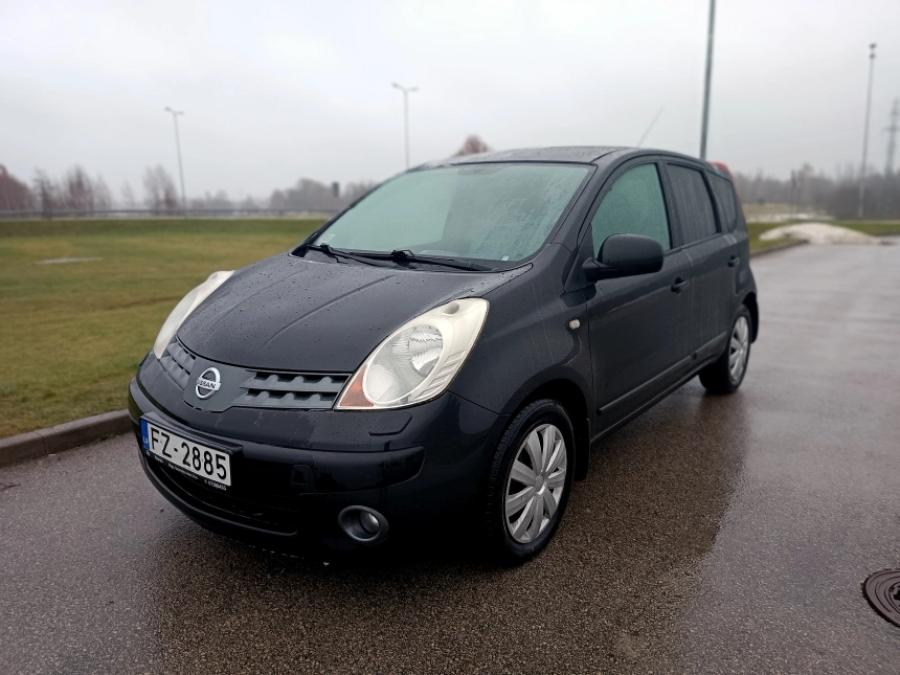 Melns Nissan Note 2006 Rīga, ar dzinēja tilpumu 1.60 L un nobraukumu 228 tūkst. km par 1850 €, foto 1 vietnē AUTOMOTO.COM.LV
