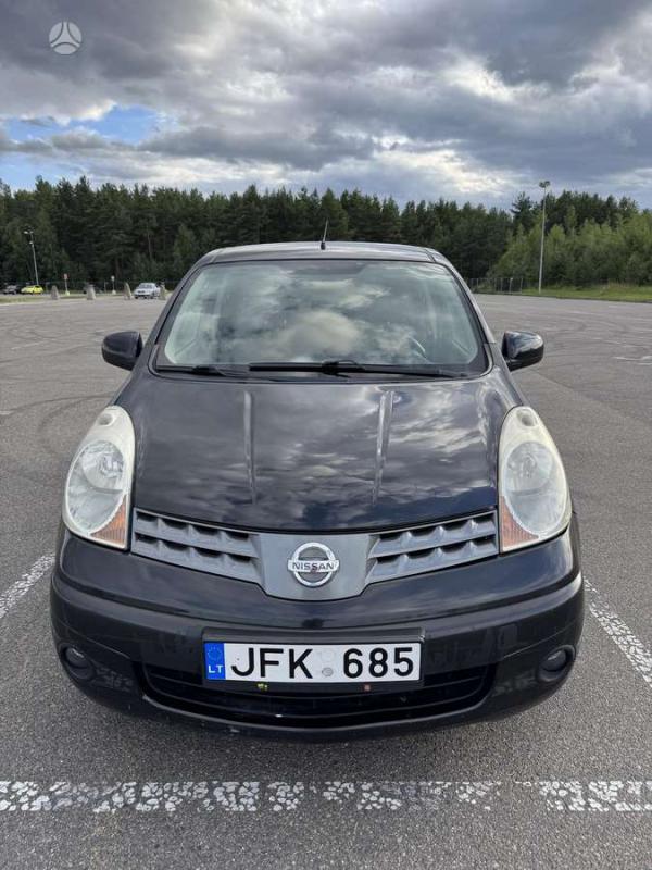 Melns Nissan Note 2006 Viļņa, ar dzinēja tilpumu 1.46 L un nobraukumu 248 tūkst. km par 1300 €, foto 2 vietnē AUTOMOTO.COM.LV