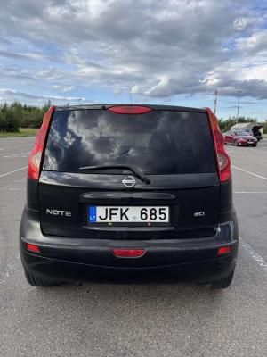 Black Nissan Note 2006 in Vilnius, with an engine capacity of 1.46 L and mileage of 248 thousand km for 1300 €, photo 6 on AUTOMOTO.COM.LV