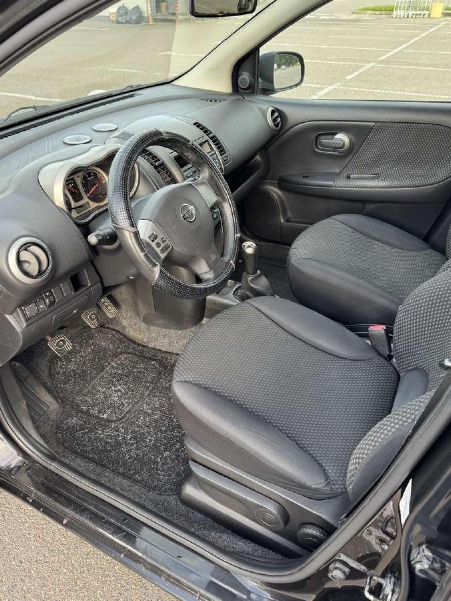 Black Nissan Note 2006 in Vilnius, with an engine capacity of 1.46 L and mileage of 248 thousand km for 1300 €, photo 8 on AUTOMOTO.COM.LV