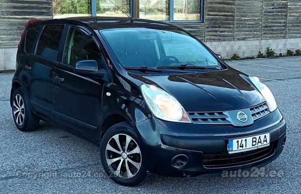 Black Nissan Note 2007 in Tallinn, with an engine capacity of 1.60 L and mileage of 168 thousand km for 990 €, photo 1 on AUTOMOTO.COM.LV