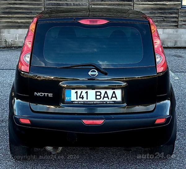 Black Nissan Note 2007 in Tallinn, with an engine capacity of 1.60 L and mileage of 168 thousand km for 990 €, photo 4 on AUTOMOTO.COM.LV