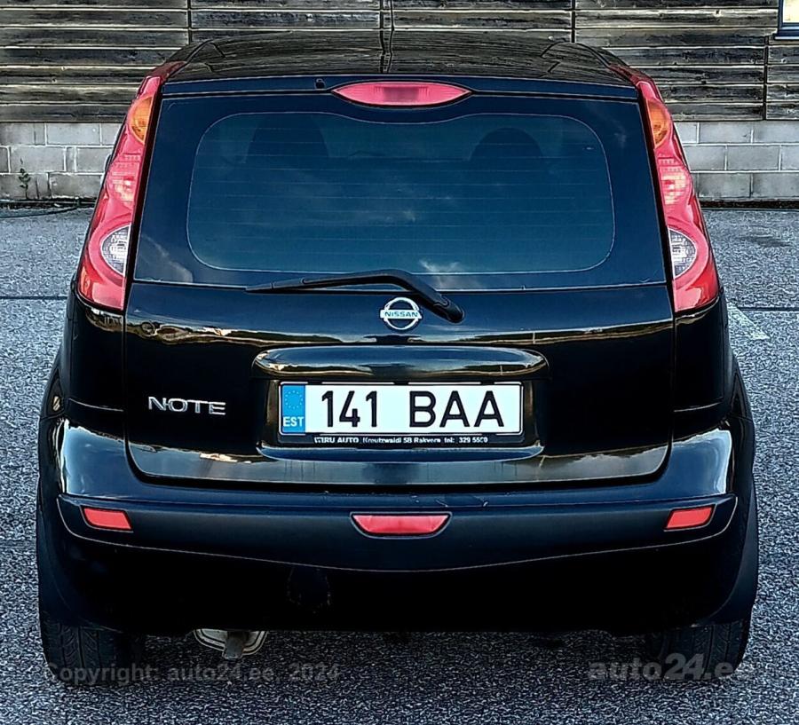 Black Nissan Note 2007 in Tallinn, with an engine capacity of 1.60 L and mileage of 168 thousand km for 990 €, photo 4 on AUTOMOTO.COM.LV