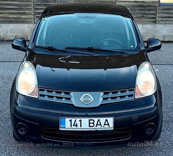 Black Nissan Note 2007 in Tallinn, with an engine capacity of 1.60 L and mileage of 168 thousand km for 990 €, photo 5 on AUTOMOTO.COM.LV