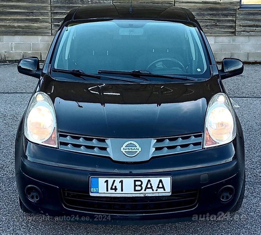 Black Nissan Note 2007 in Tallinn, with an engine capacity of 1.60 L and mileage of 168 thousand km for 990 €, photo 5 on AUTOMOTO.COM.LV