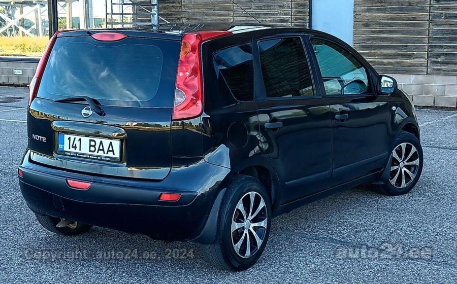 Black Nissan Note 2007 in Tallinn, with an engine capacity of 1.60 L and mileage of 168 thousand km for 990 €, photo 6 on AUTOMOTO.COM.LV