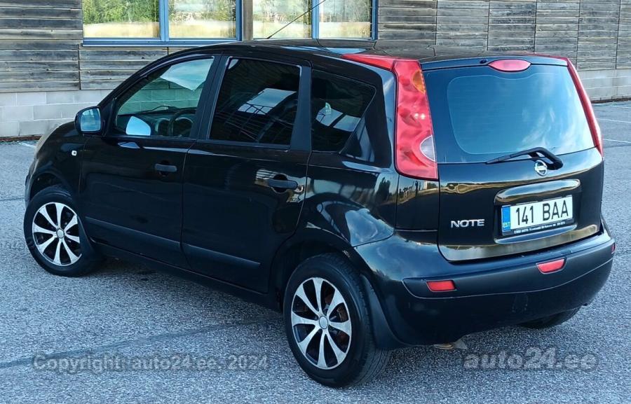 Black Nissan Note 2007 in Tallinn, with an engine capacity of 1.60 L and mileage of 168 thousand km for 990 €, photo 7 on AUTOMOTO.COM.LV
