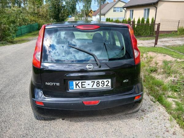 Ниссан Ноут 2007 в Резекне на AUTOMOTO.COM.LV Черный Ниссан Ноут 2007 в Резекне, объемом двигателя 1.50 л и пробегом 288 тыс. км за 1500 €, фото 6 на AUTOMOTO.COM.LV