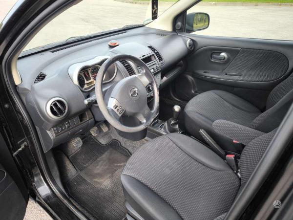 Black Nissan Note 2007 in Siauliai, with an engine capacity of 1.39 L and mileage of 198 thousand km for 1750 €, photo 8 on AUTOMOTO.COM.LV