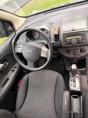 Melns Nissan Note 2008 Tallina, ar dzinēja tilpumu 1.60 L un nobraukumu 147 tūkst. km par 3299 €, foto 7 vietnē AUTOMOTO.COM.LV