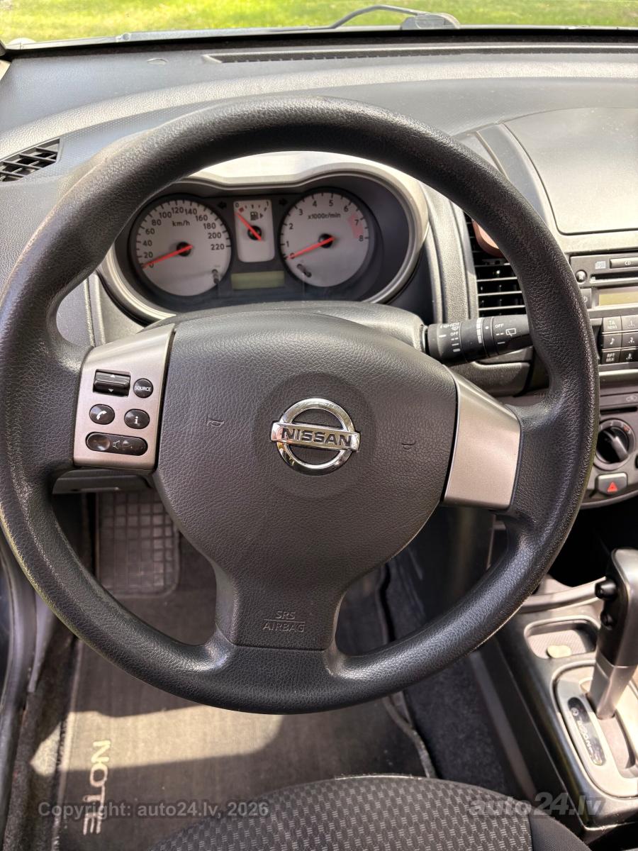 Melns Nissan Note 2008 Tallina, ar dzinēja tilpumu 1.60 L un nobraukumu 147 tūkst. km par 3299 €, foto 10 vietnē AUTOMOTO.COM.LV