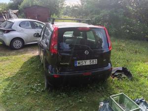 Black Nissan Note 2008 in Salcininkai, with an engine capacity of 1.46 L and mileage of 280 thousand km for 300 €, photo  on AUTOMOTO.COM.LV