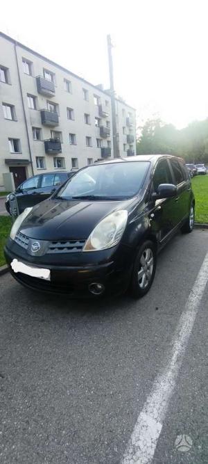 Melns Nissan Note 2008 Kėdainiai, ar dzinēja tilpumu 1.46 L un nobraukumu 352 tūkst. km par 1500 €, foto  vietnē AUTOMOTO.COM.LV