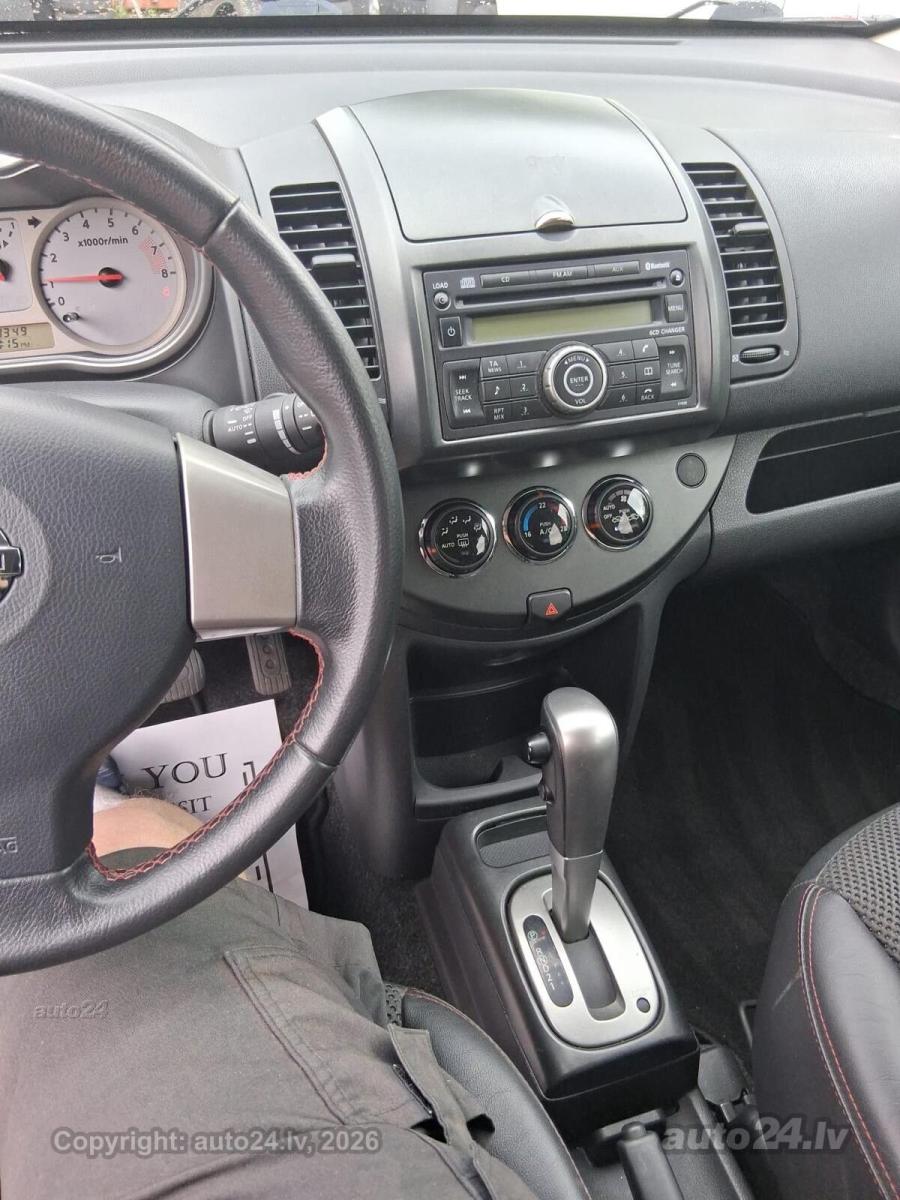 Melns Nissan Note 2008 Tallina, ar dzinēja tilpumu 1.60 L un nobraukumu 164 tūkst. km par 3500 €, foto 8 vietnē AUTOMOTO.COM.LV