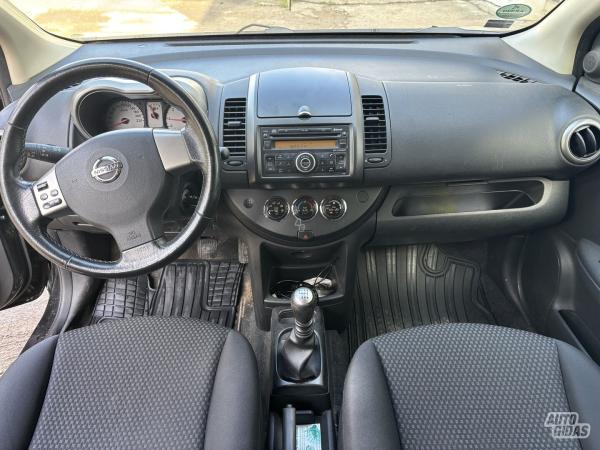 Black Nissan Note 2009 in Vilnius, with an engine capacity of 1.50 L and mileage of 195 thousand km for 2100 €, photo 10 on AUTOMOTO.COM.LV