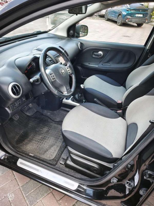 Melns Nissan Note 2011 Viļņa, ar dzinēja tilpumu 1.39 L un nobraukumu 187 tūkst. km par 2750 €, foto 9 vietnē AUTOMOTO.COM.LV